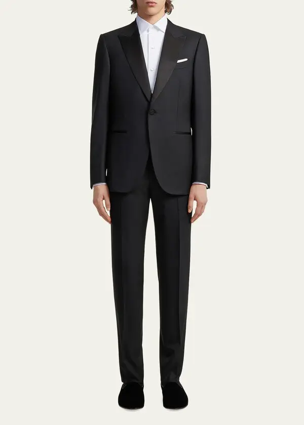 Zegna Formal Piquet Evening Shirt