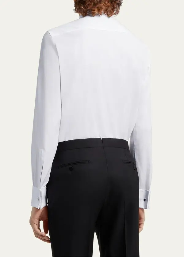 Zegna Formal Piquet Evening Shirt