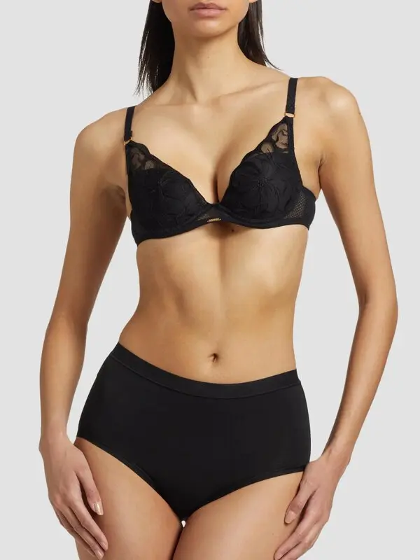 Chantelle Plunging Lace T-shirt Bra