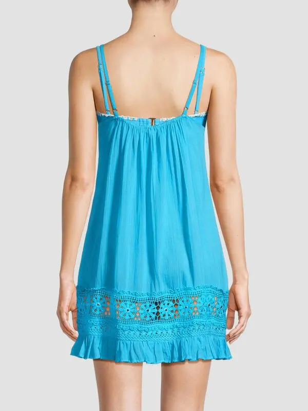Ramy Brook Laylah Eyelet Cotton Minidress