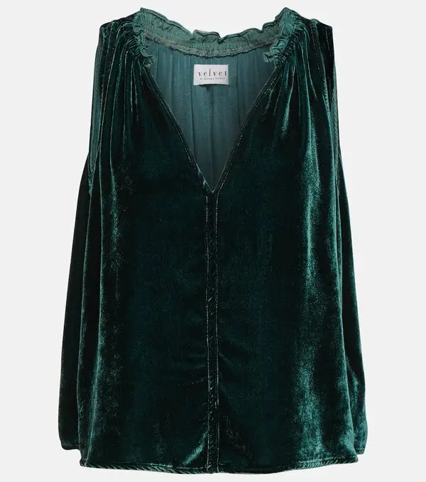 Velvet By Graham & Spencer Prima Tank Top - Green