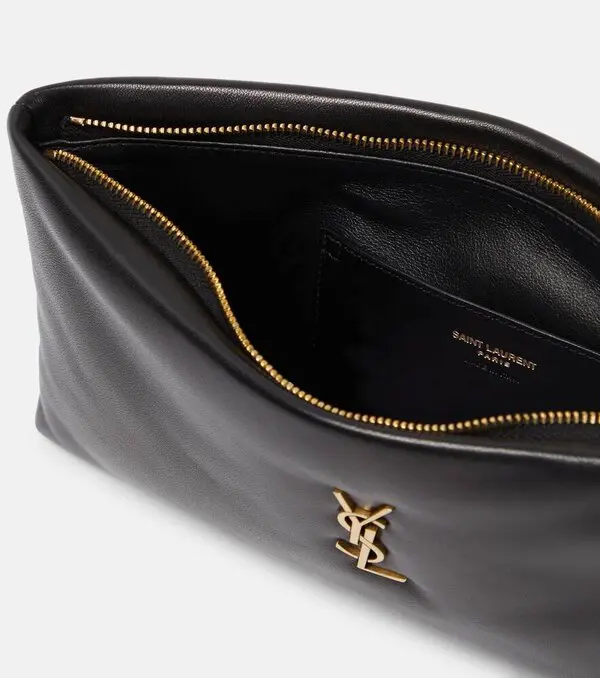 Saint Laurent Calypso Leather Pouch