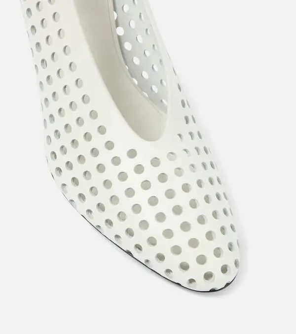 Proenza Schouler Perforated Leather Cone Pumps