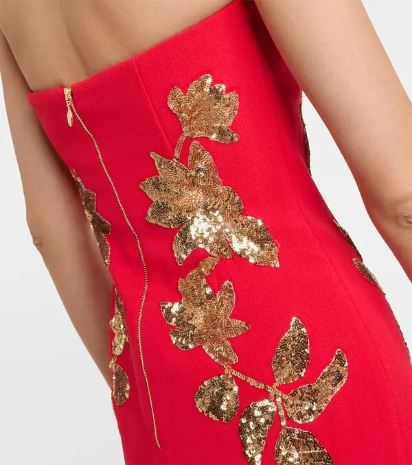 Rebecca Vallance Versailles Sequin Crepe Minidress