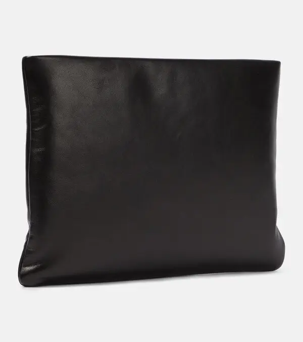 Saint Laurent Calypso Large Leather Pouch