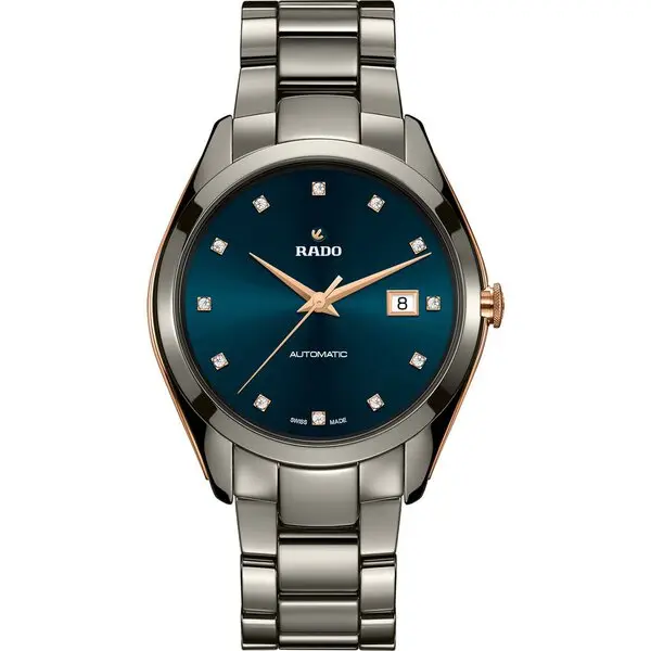 RADO Hyperchrome Automatic Bracelet Watch - Teal/silver