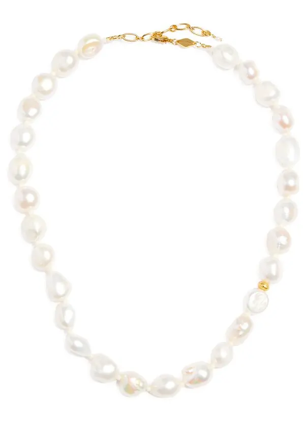 Anni Lu Stellar Pearly 18kt Gold-plated Necklace - Pearl