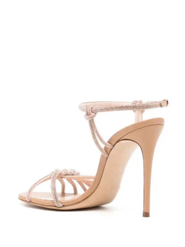 Casadei Minorca 110mm Crystal-embellished Sandals