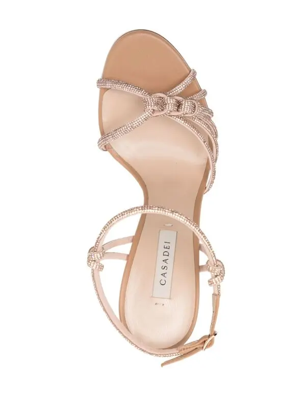 Casadei Minorca 110mm Crystal-embellished Sandals