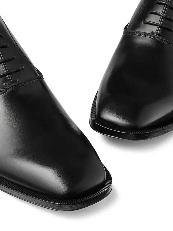 JIMMY CHOO Foxley Leather Oxford Shoes