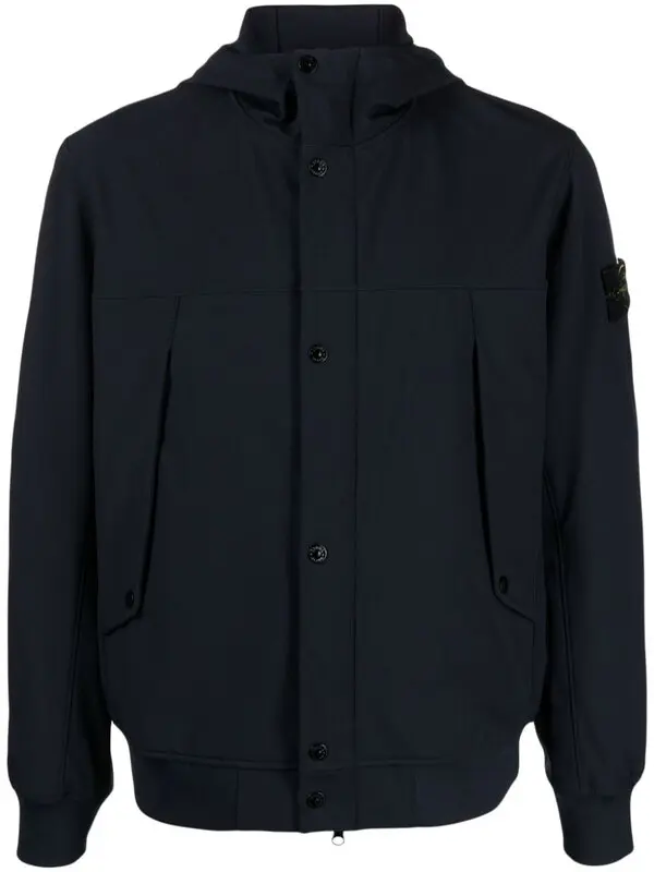 Stone Island Soft Shell-r Hooded Jacket