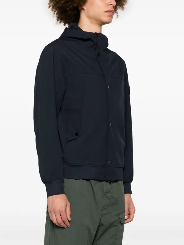Stone Island Soft Shell-r Hooded Jacket