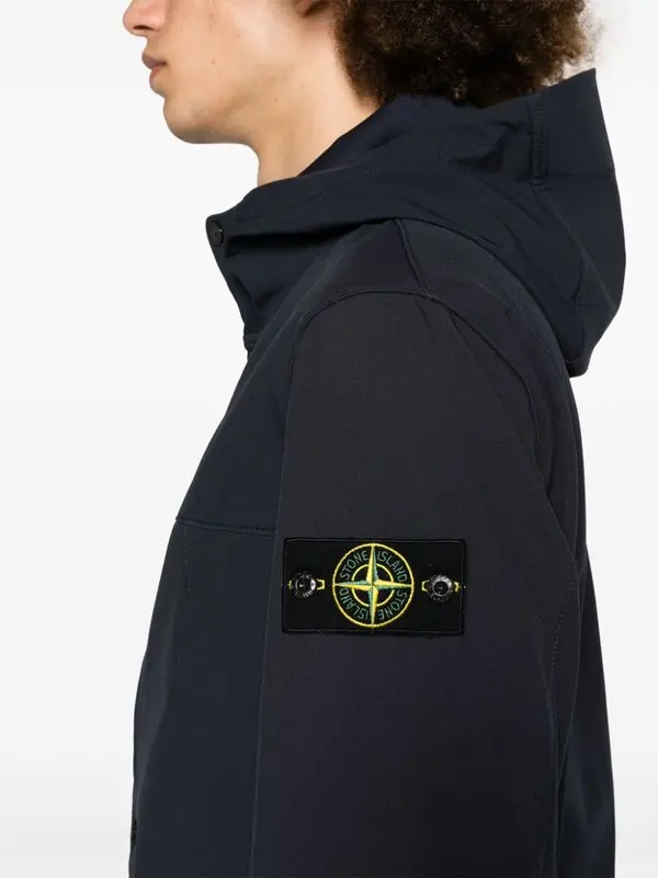 Stone Island Soft Shell-r Hooded Jacket