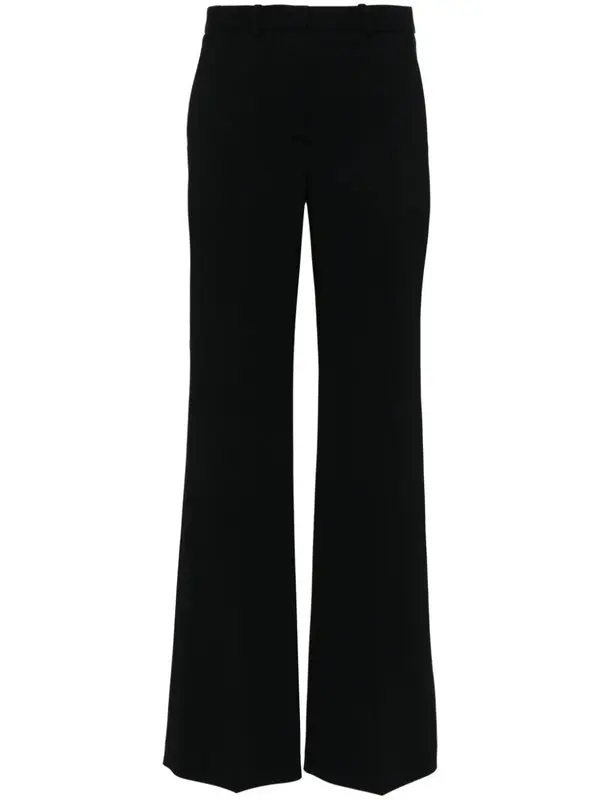 JOSEPH Pressed-crease Flared Trousers