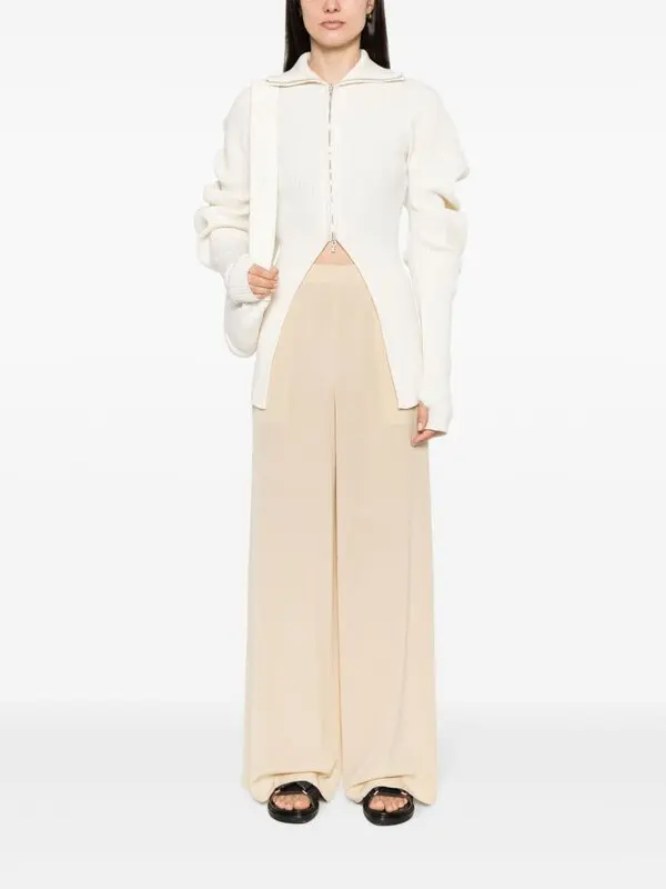 JOSEPH Silk Wide-leg Trousers