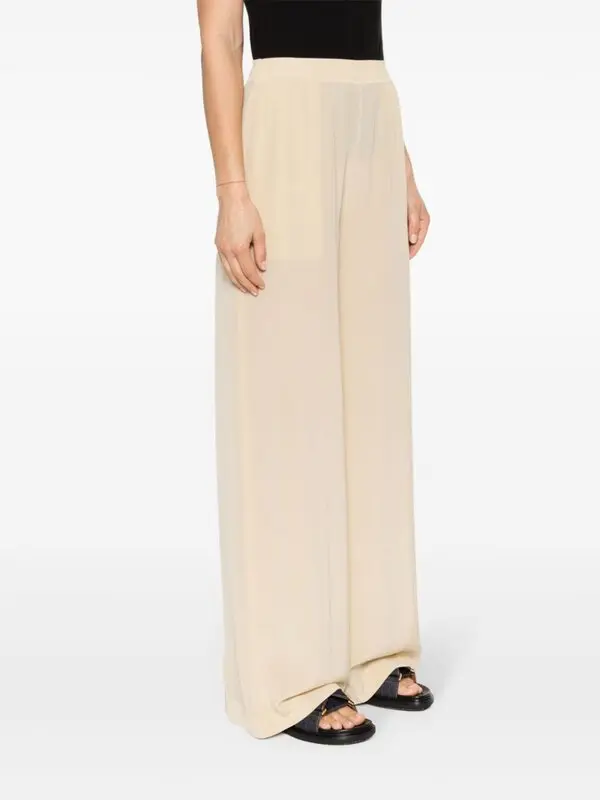 JOSEPH Silk Wide-leg Trousers