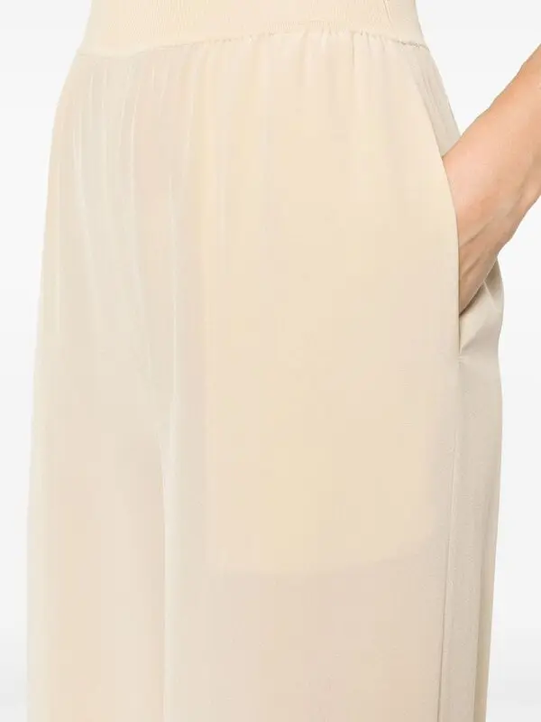 JOSEPH Silk Wide-leg Trousers