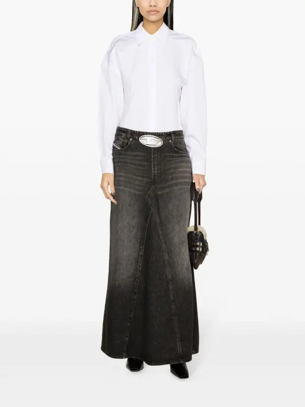 DIESEL® De-pago Maxi Denim Skirt