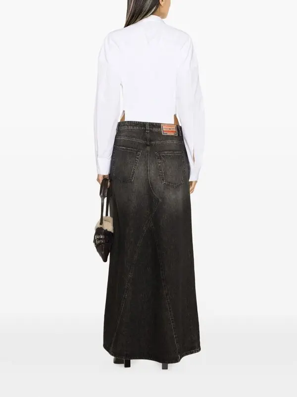 DIESEL® De-pago Maxi Denim Skirt