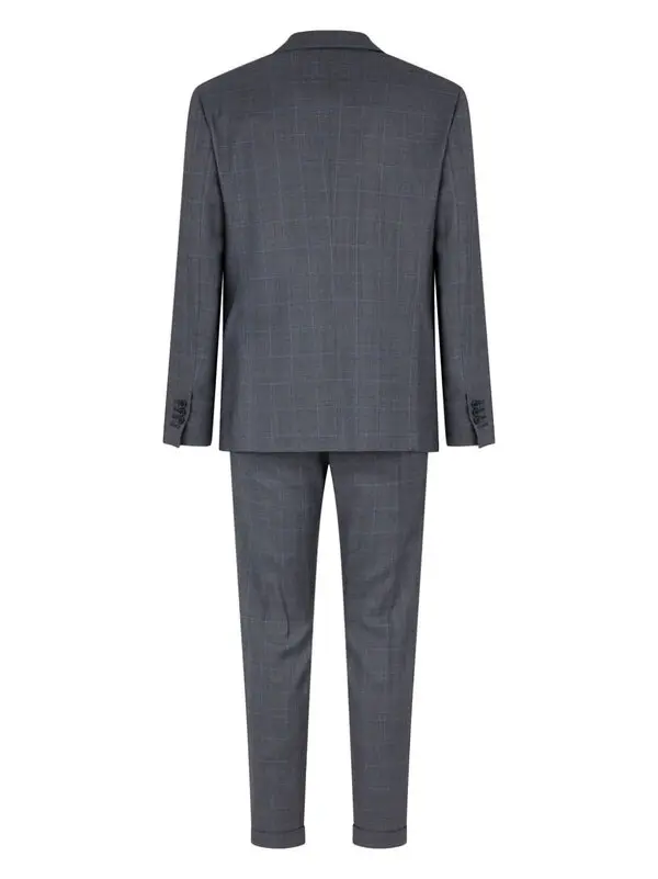 Dsquared2 Checked Single-breasted Wool Suit