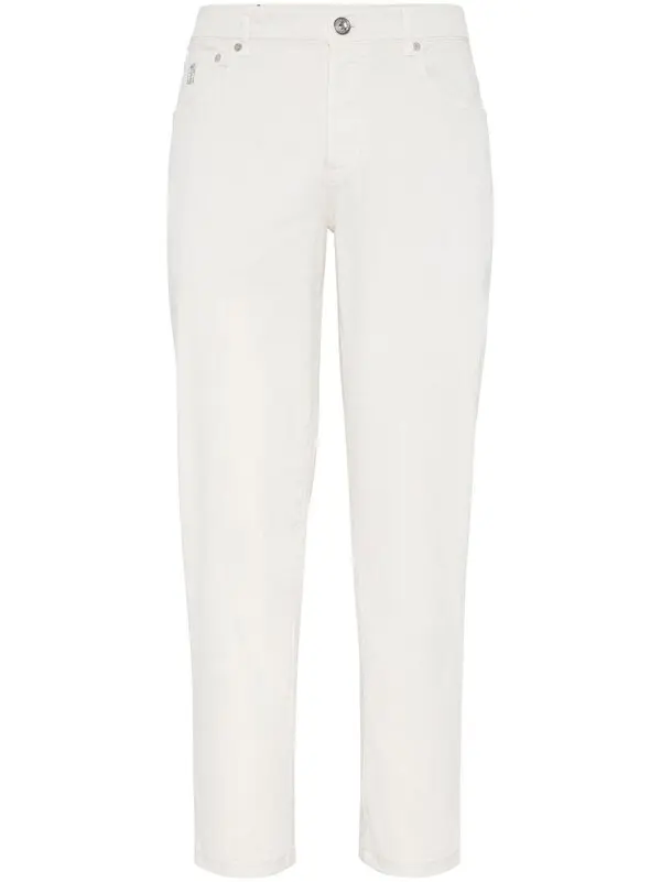 Brunello Cucinelli Mid-rise Straight-leg Trousers