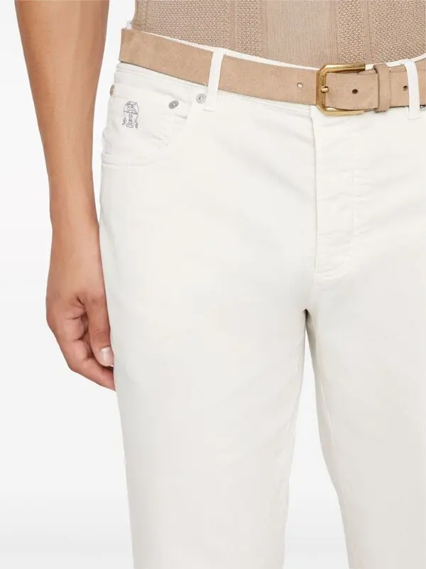 Brunello Cucinelli Mid-rise Straight-leg Trousers
