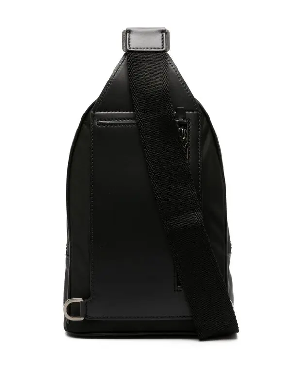 Dolce & Gabbana Logo Crossbody Backpack - Black