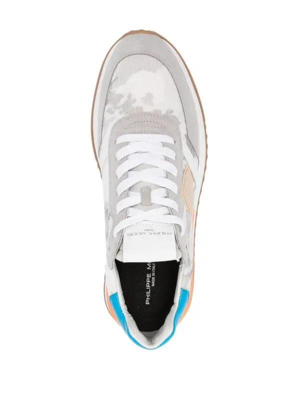 Philippe Model Tropez 2.1 Lace-up Sneakers - Grey