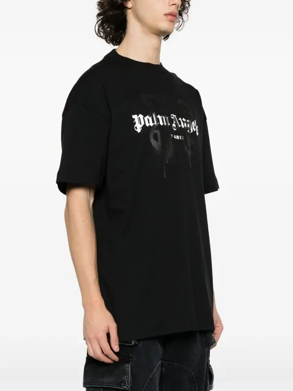Palm Angels Paris Monogram-print T-shirt