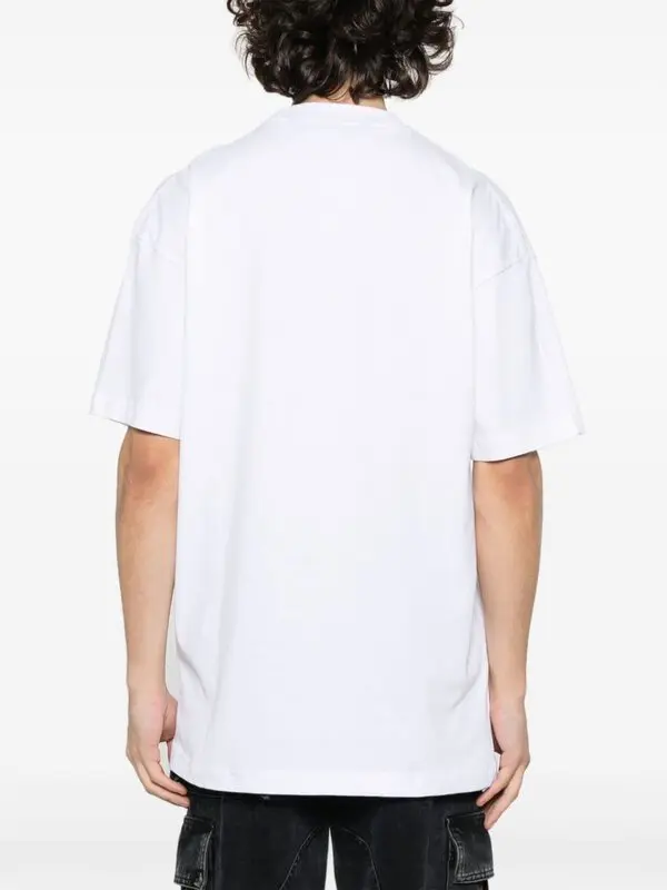 Palm Angels Los Angeles Monogram-print T-shirt - White