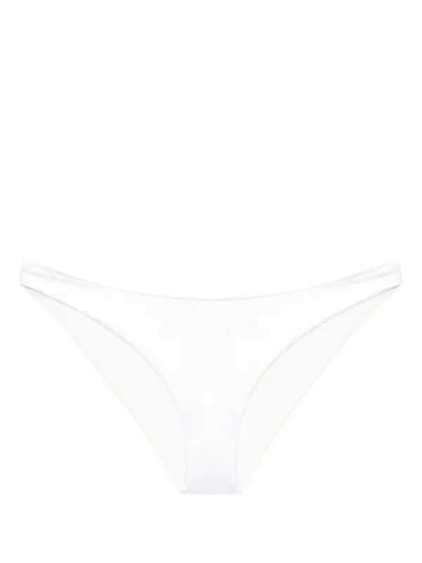 Marysia Newport Metallic Bikini Bottom - Silver
