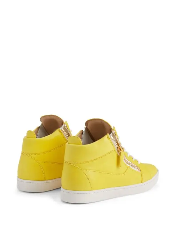 GIUSEPPE ZANOTTI Kriss High-top Sneakers - Yellow