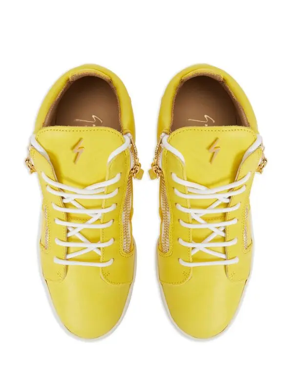 GIUSEPPE ZANOTTI Kriss High-top Sneakers - Yellow