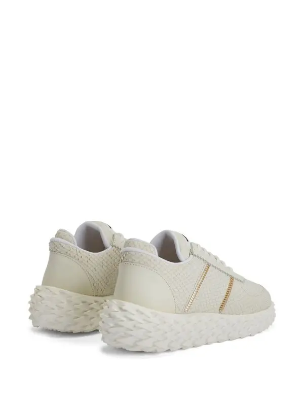 GIUSEPPE ZANOTTI Urchin Leather Sneakers - White
