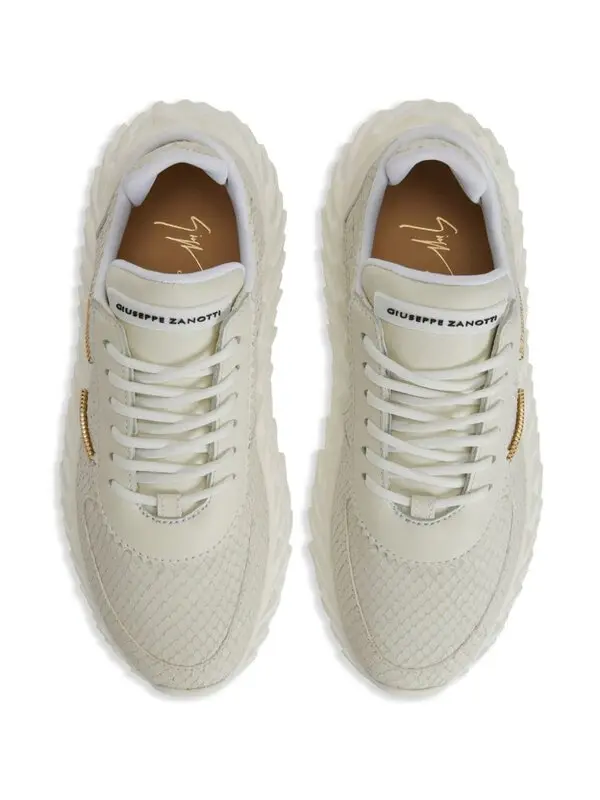 GIUSEPPE ZANOTTI Urchin Leather Sneakers - White