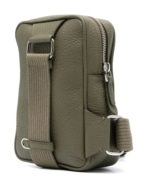 DELAGE Leather Sling Bag - Green