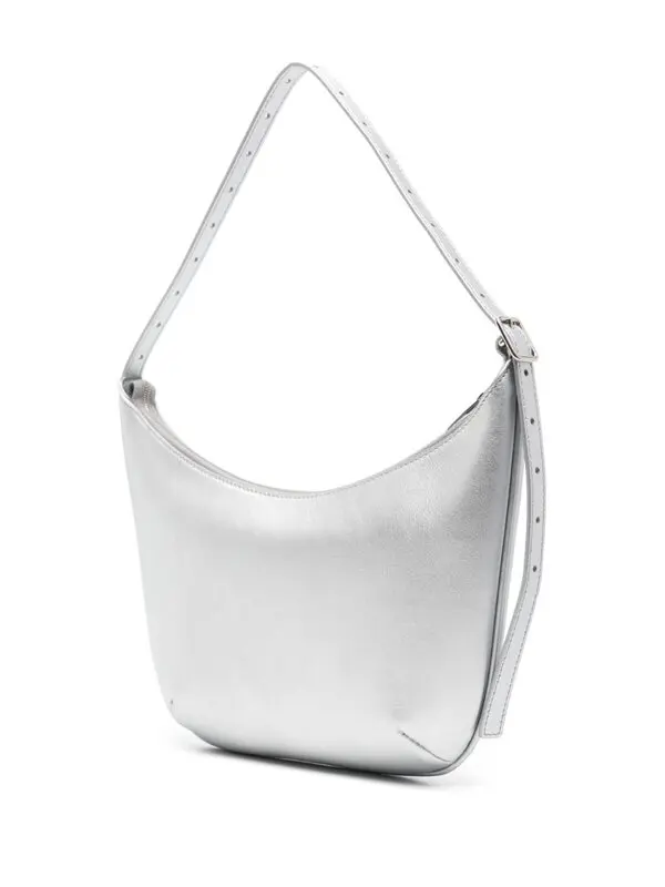 Balenciaga Mary-kate Leather Shoulder Bag - Silver
