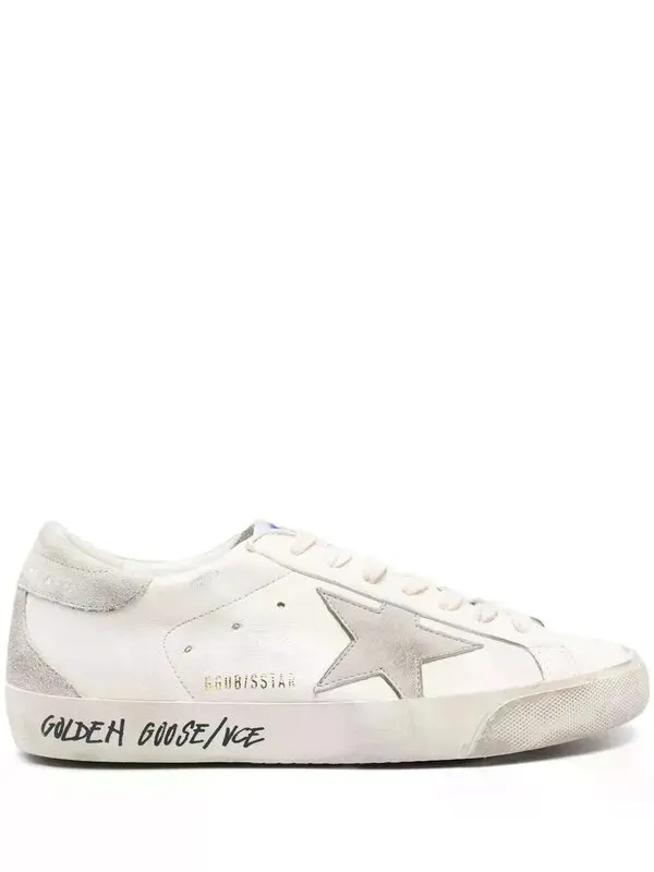 GOLDEN GOOSE Super-star Leather Sneakers - Neutrals