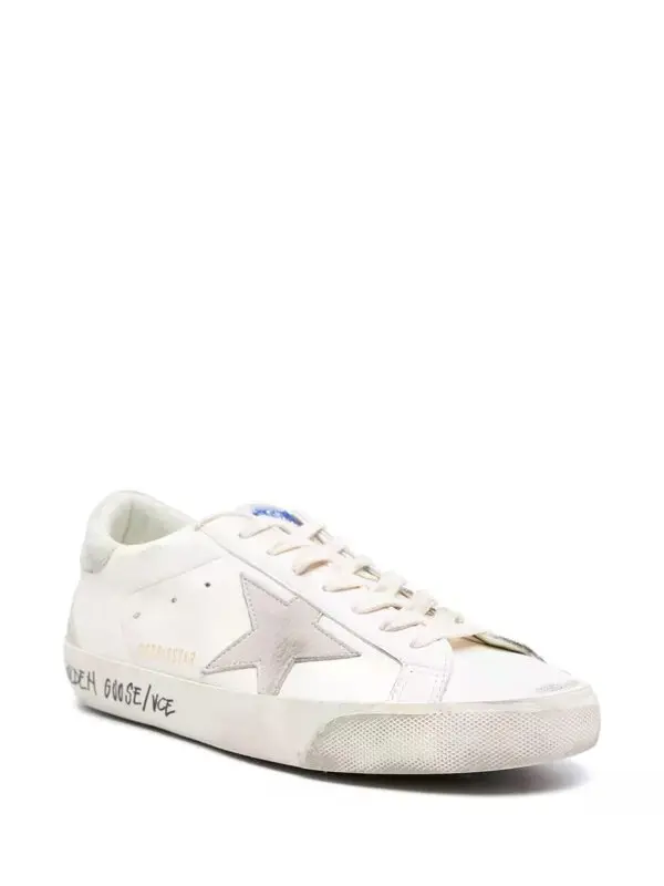 GOLDEN GOOSE Super-star Lace-up Sneakers - Neutrals