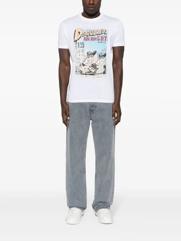 Dsquared2 Logo-print Cotton T-shirt