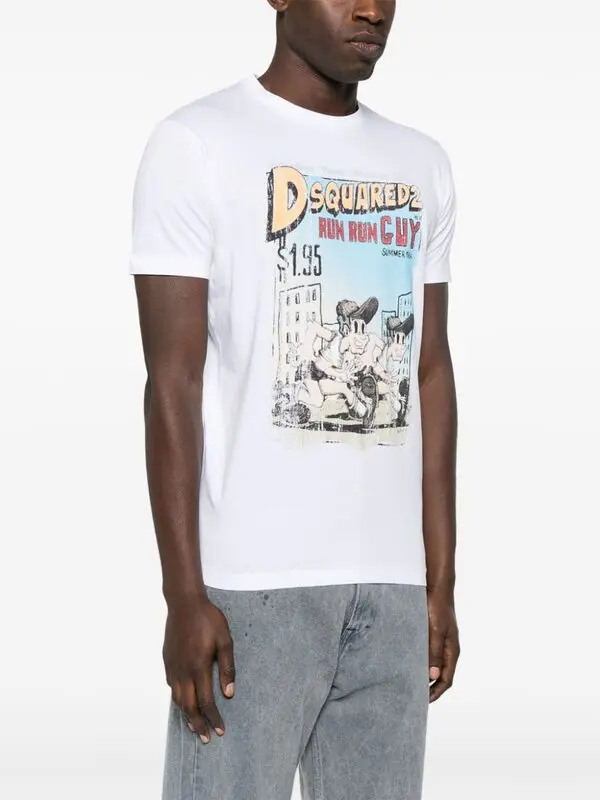 Dsquared2 Logo-print Cotton T-shirt