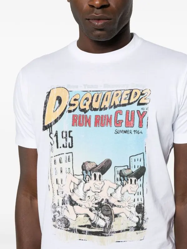 Dsquared2 Logo-print Cotton T-shirt