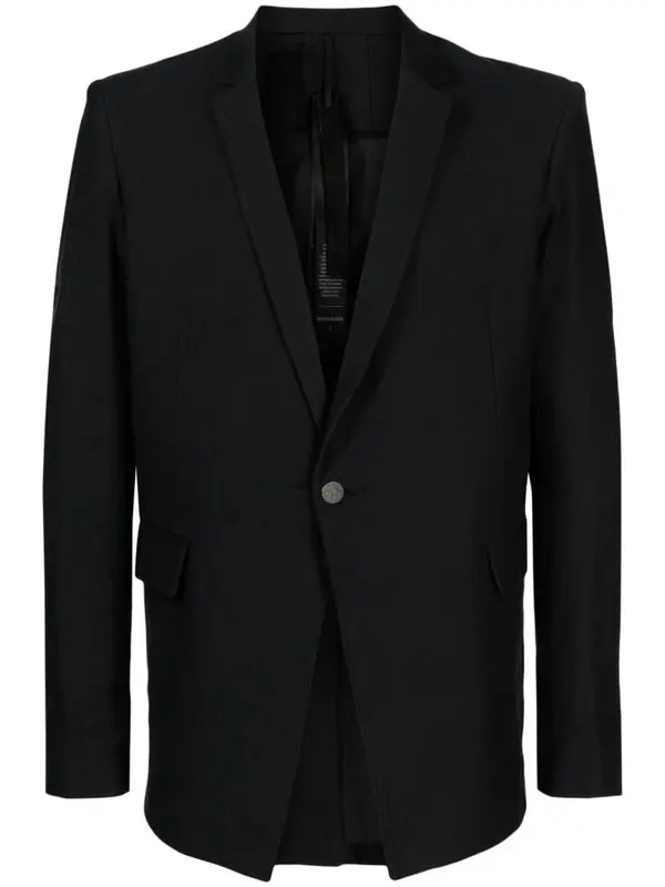 Boris Bidjan Saberi Shawl-lapels Single-breasted Blazer
