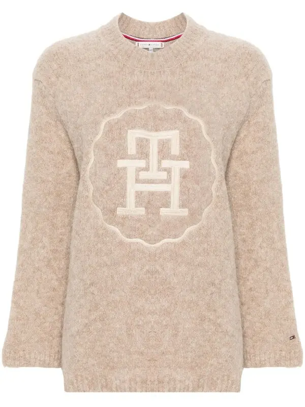 Tommy Hilfiger Logo-embroidered Jumper