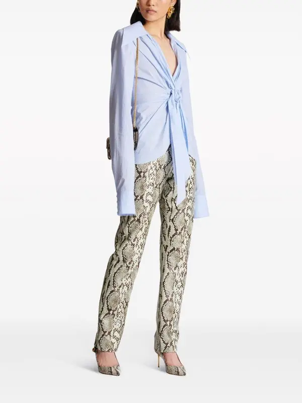 Balmain Gingham-check Cotton Shirt