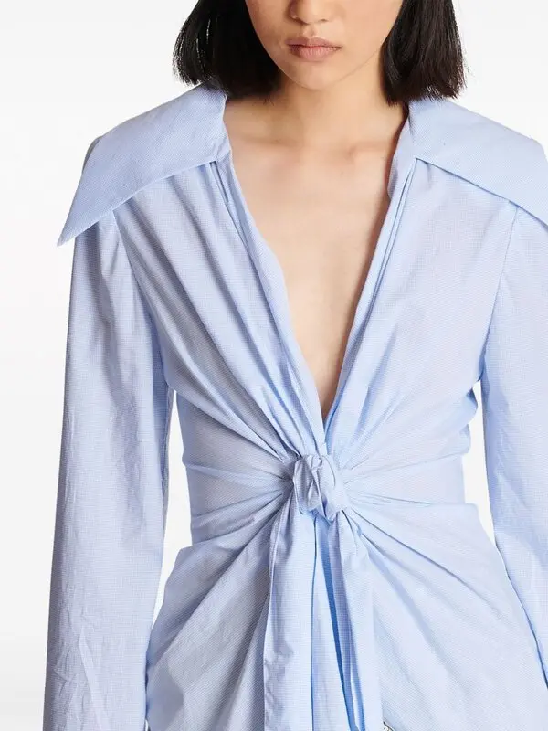 Balmain Gingham-check Cotton Shirt