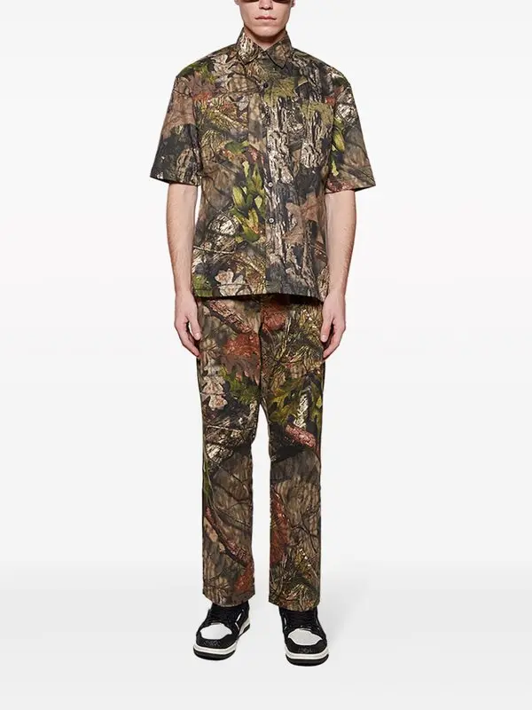 LOCAL AUTHORITY LA La Slash Camouflage-pattern Shirt