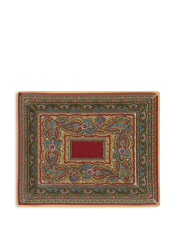 Etro Paisley-print Porcelain Tray