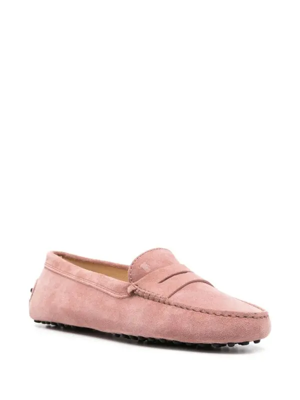 TOD'S Gommino Suede Penny Loafers