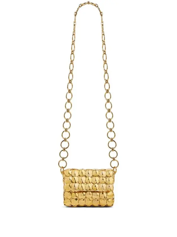 Rabanne Mini Sparkle Crossbody Bag